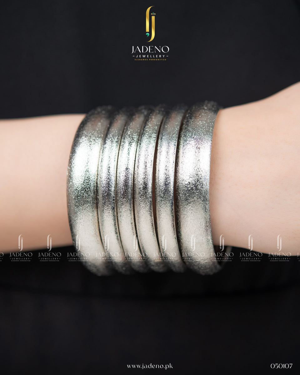 Buy In-Demad Metallica Bangles Online in Pakistan | Jadeno Jewellery