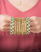 Buy Fancy Sheesh Kundan Bangles Online in Pakistan | Jadeno Jewellery
