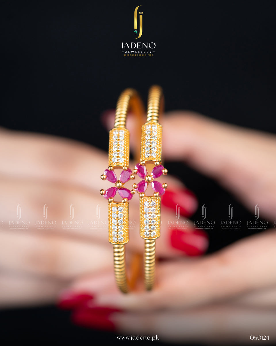 Buy Pure Indian Suvana Bangles Online in Pakistan | Jadeno Jewellery