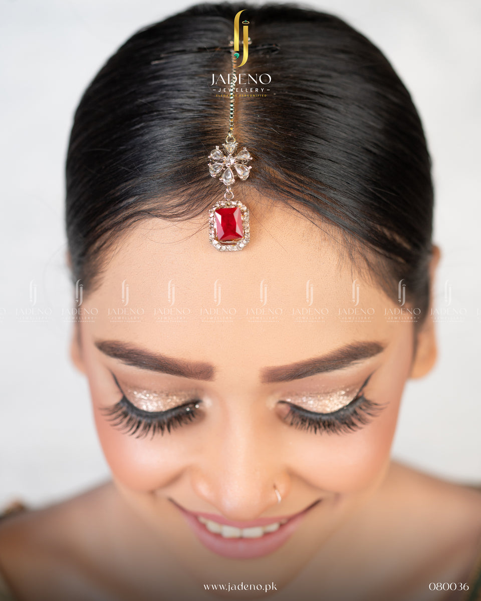 Sparkly Ruby Stone Tika