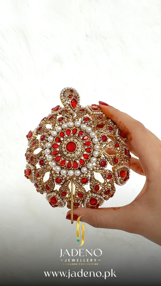 Trending Indian Fancy Bridal Bun (Juda) with Pin.